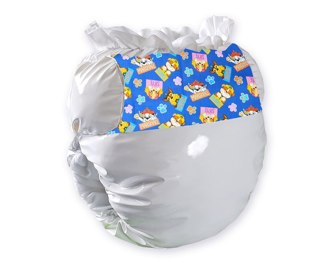 ABDL Diaper Paw Patrol Shiny Oof Poof Costume Diaper Piece - Etsy Ireland