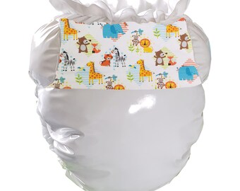 ABDL Diaper ABC Alphabet Shiny Oof Poof Costume Diaper Piece - Etsy