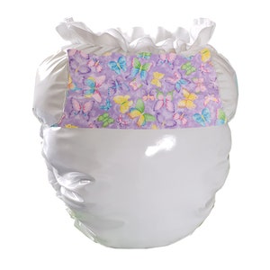 ABDL Diaper Butterflies Glitter Shiny Oof Poof Costume Diaper Piece - Etsy