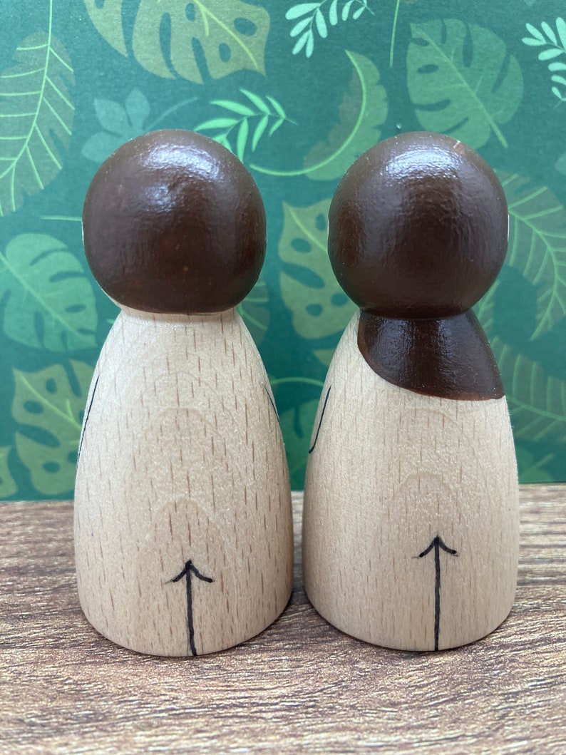Adam and Eve Peg Dolls, Bible Stories, Christian Peg Dolls, World ...