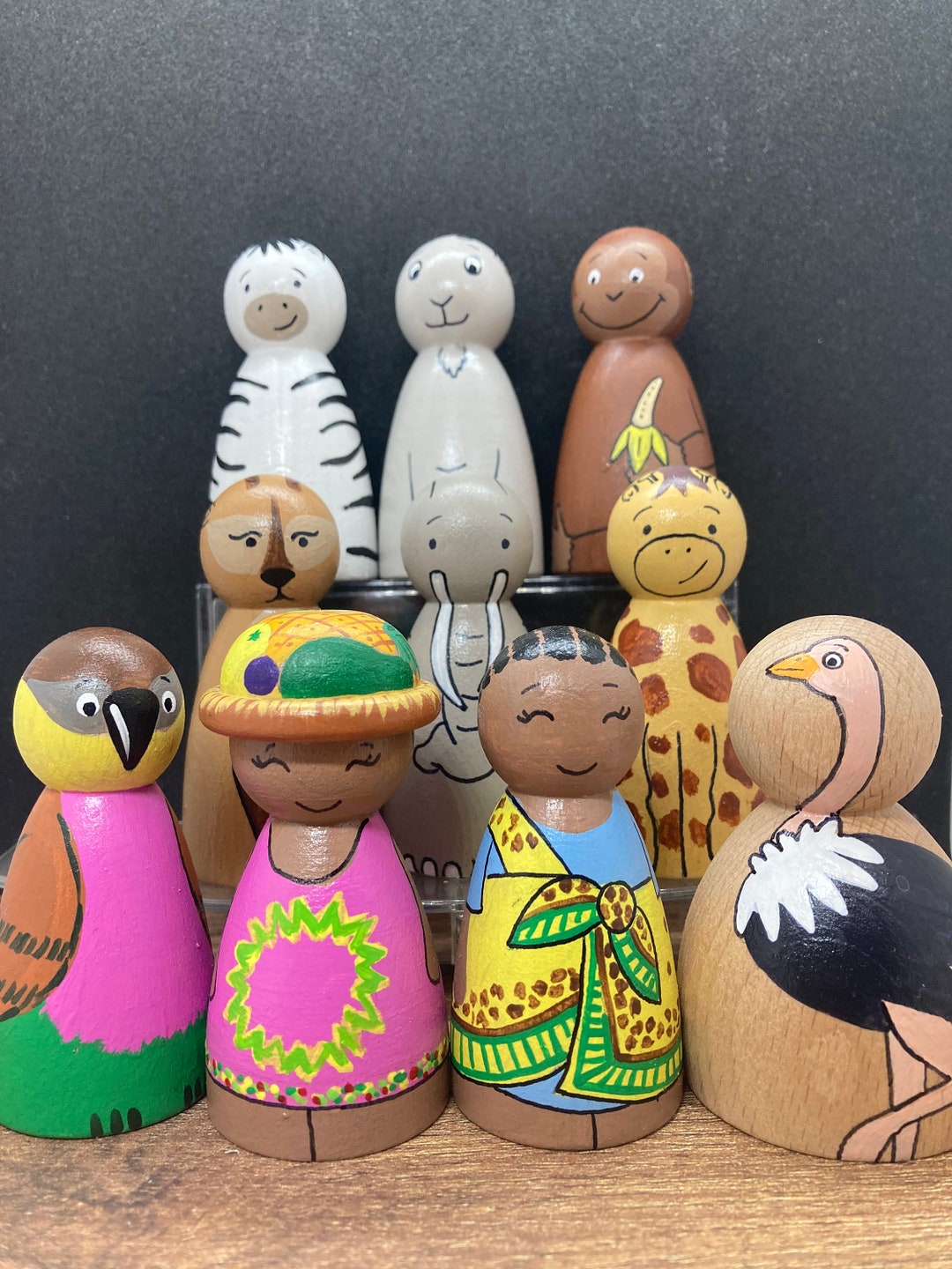 Handa’s Surprise Peg Dolls, Story Sack, Gift for Children, Book ...