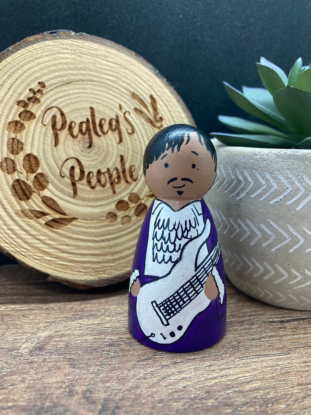 Prince Peg Doll, Purple Rain, Music Memorabilia, 80s Pop, Fan Art, Gift ...
