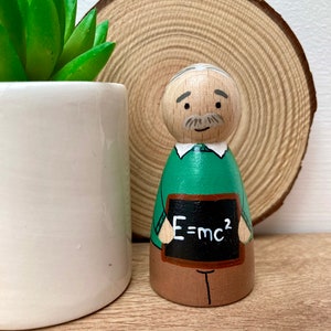 Albert Einstein Peg Doll, Inspirational People, Little People Big ...