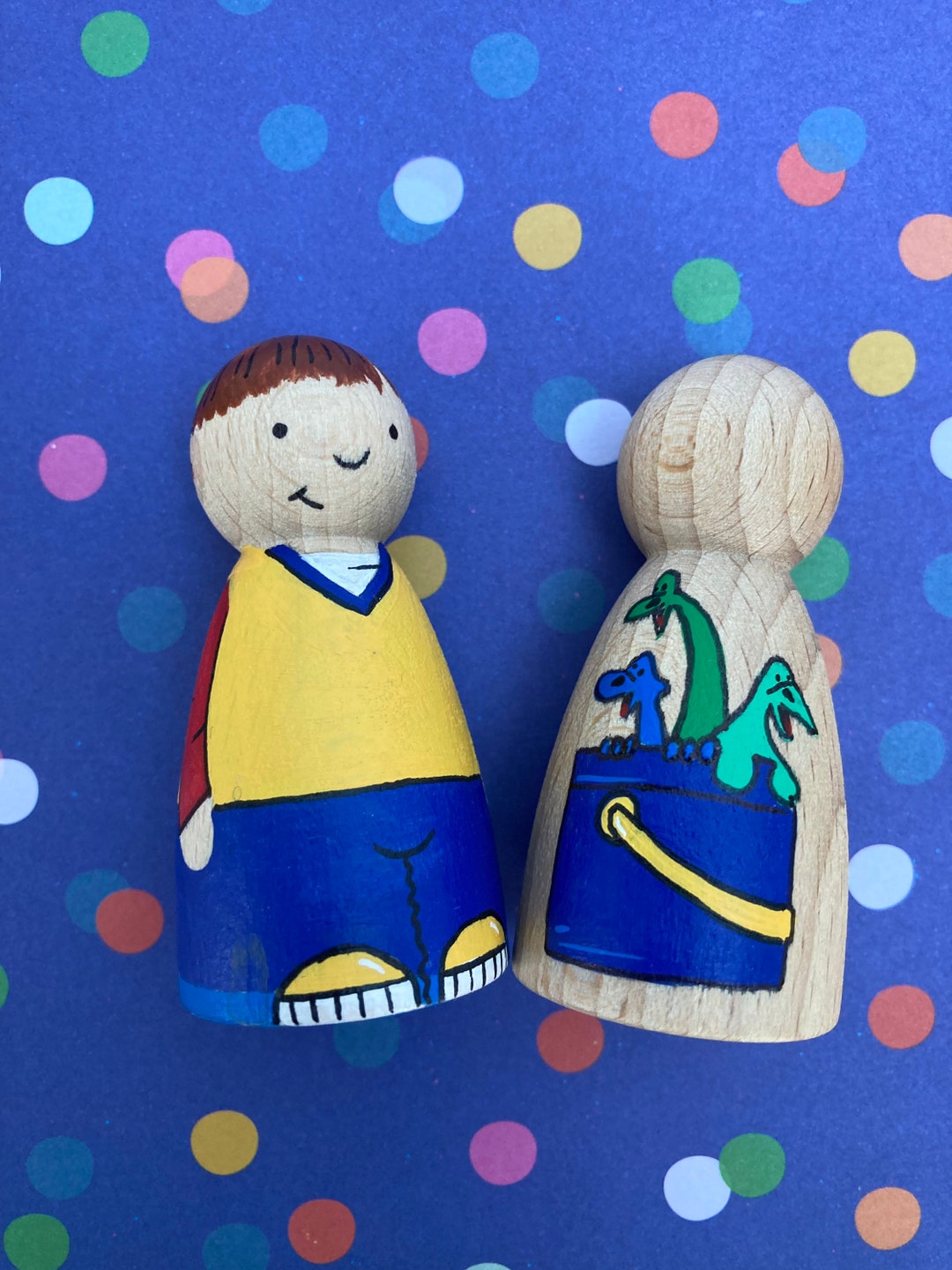 Harry and the Dinosaurs, Peg Doll Set, Story Sack, Book Characters ...
