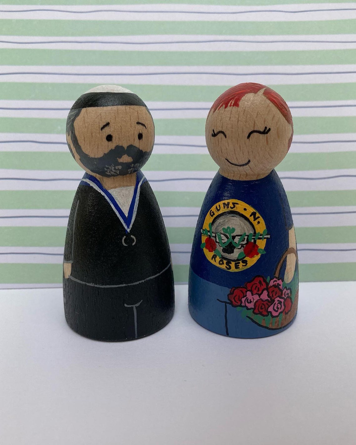Custom Family Peg Doll, Personalised Gift, Stocking Filler, Pretend ...