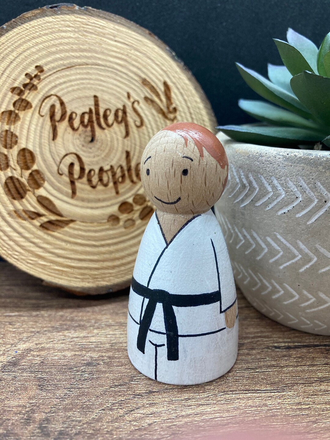 Personalised Karate Pegdoll, Judo Figure, Taekwondo Doll, Martial Arts ...