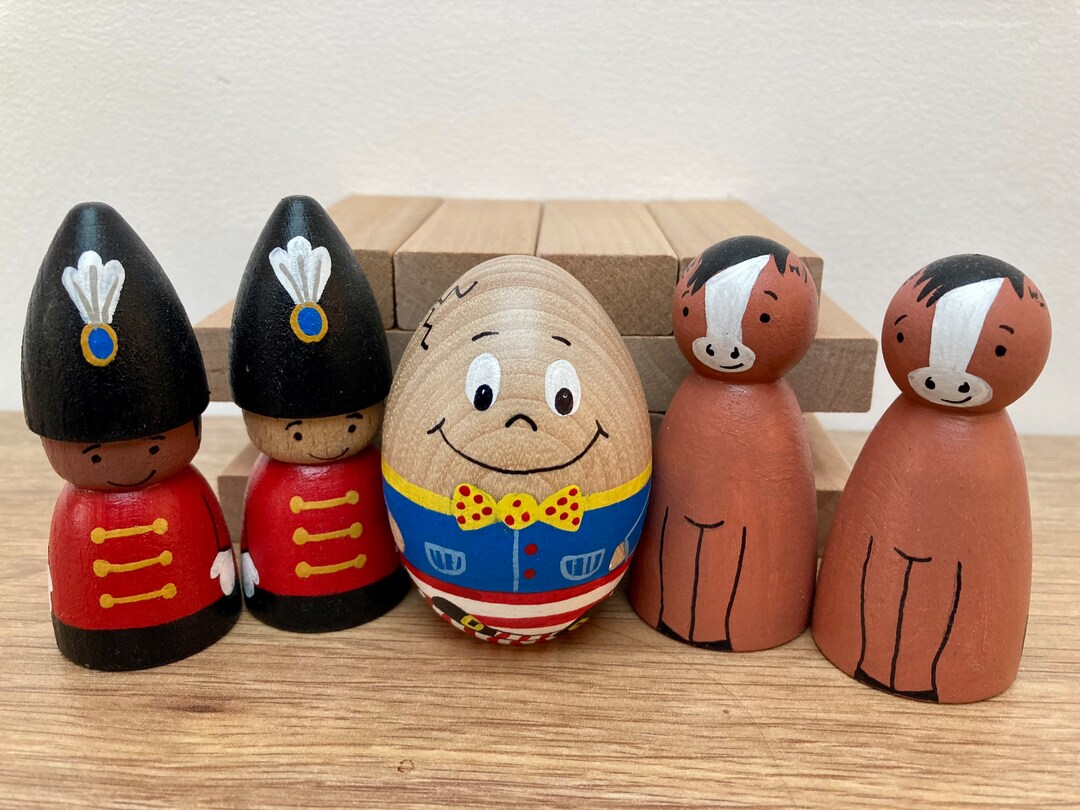 Humpty Dumpty Peg Doll, Nursery Rhyme Peg Dolls, EYFS, Early years ...