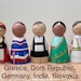 Multicultural Peg Dolls, International Traditional Costumes ...