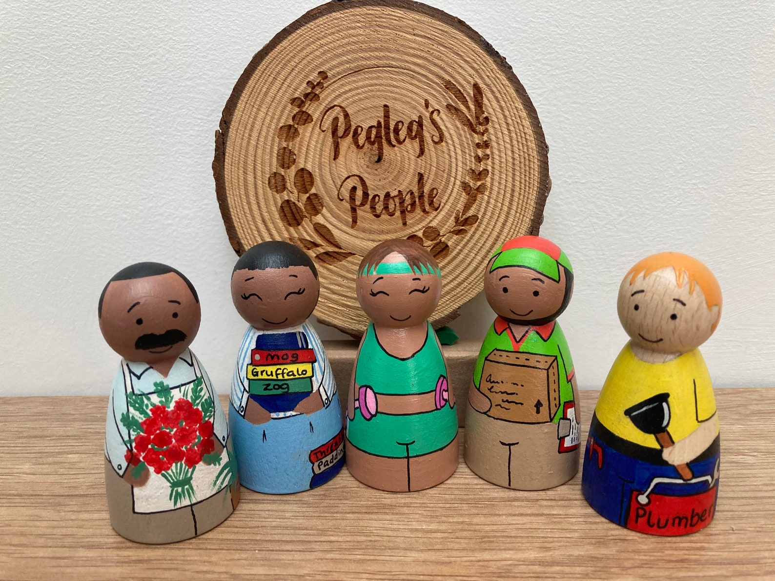 People Who Help Us Peg Dolls, Occupation Toys, Montessori, Waldorf ...