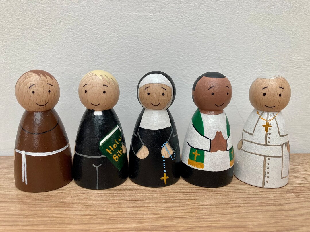 Christian Peg Dolls, Catholic Peg Dolls, Multicultural Dolls, World ...