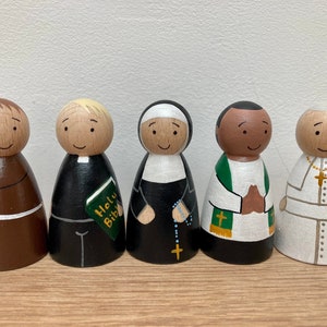Christian Peg Dolls, Catholic Peg Dolls, Multicultural Dolls, World ...