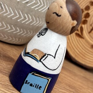 Helen Keller Peg Doll, Famous People Dolls, Inspirational Women, Gift ...