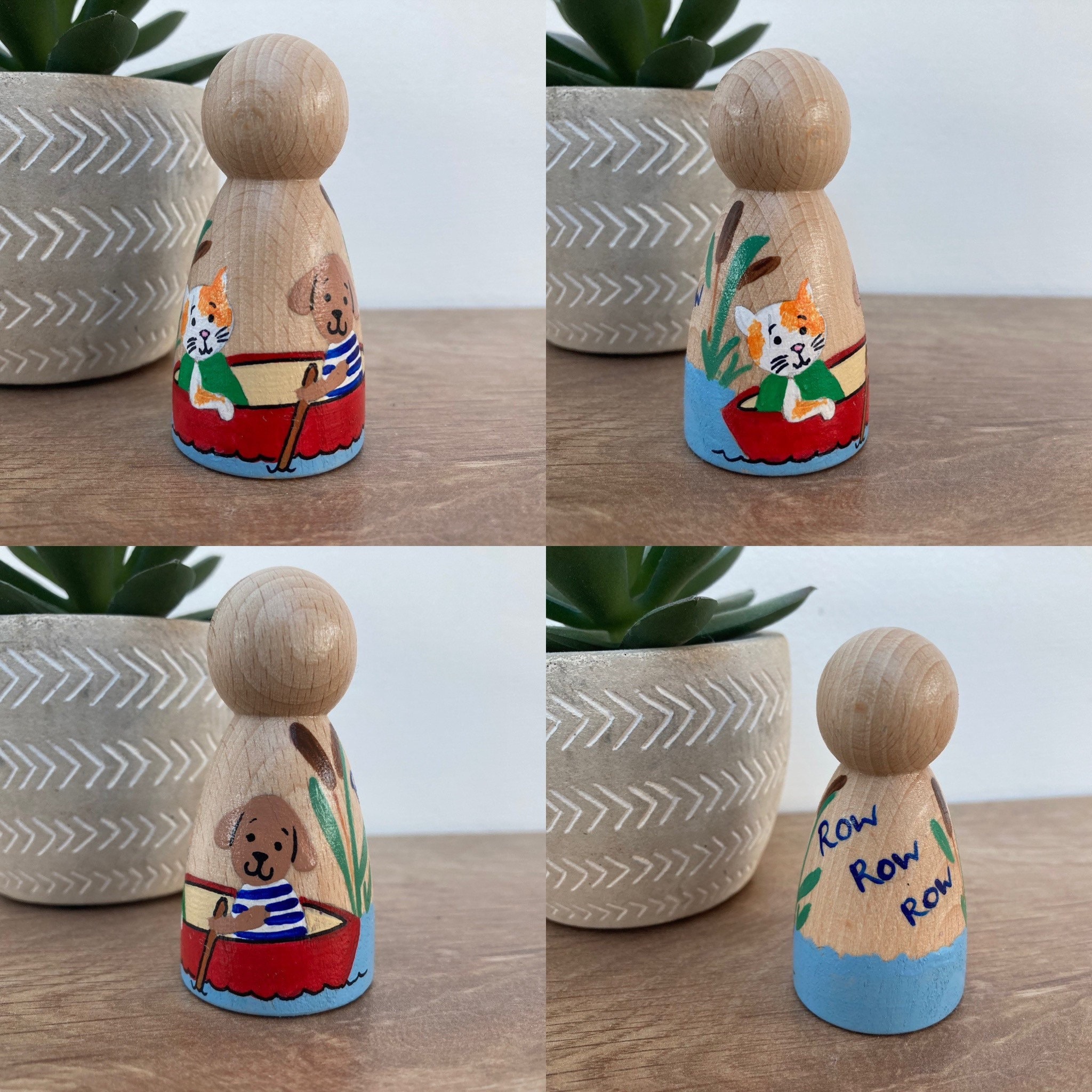 Row Row Row Your Boat Peg Doll, Nursery Rhyme Toy, EYFS, Early Years ...