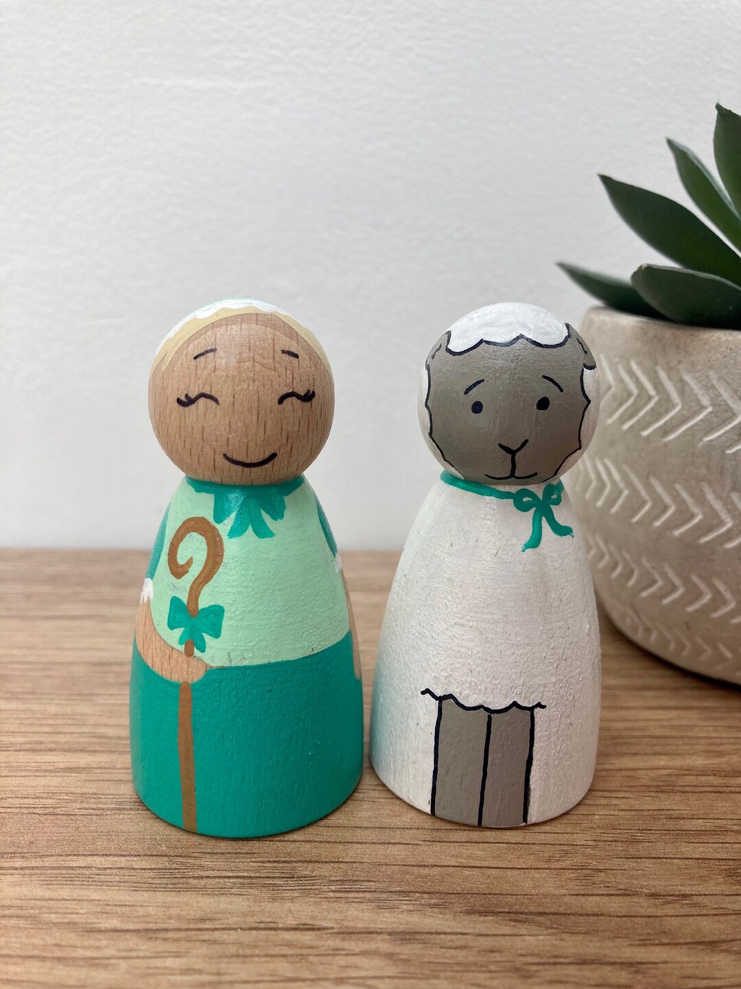 Little Bo Peep Peg Dolls, Nursery Rhyme Set, Literacy Resources ...