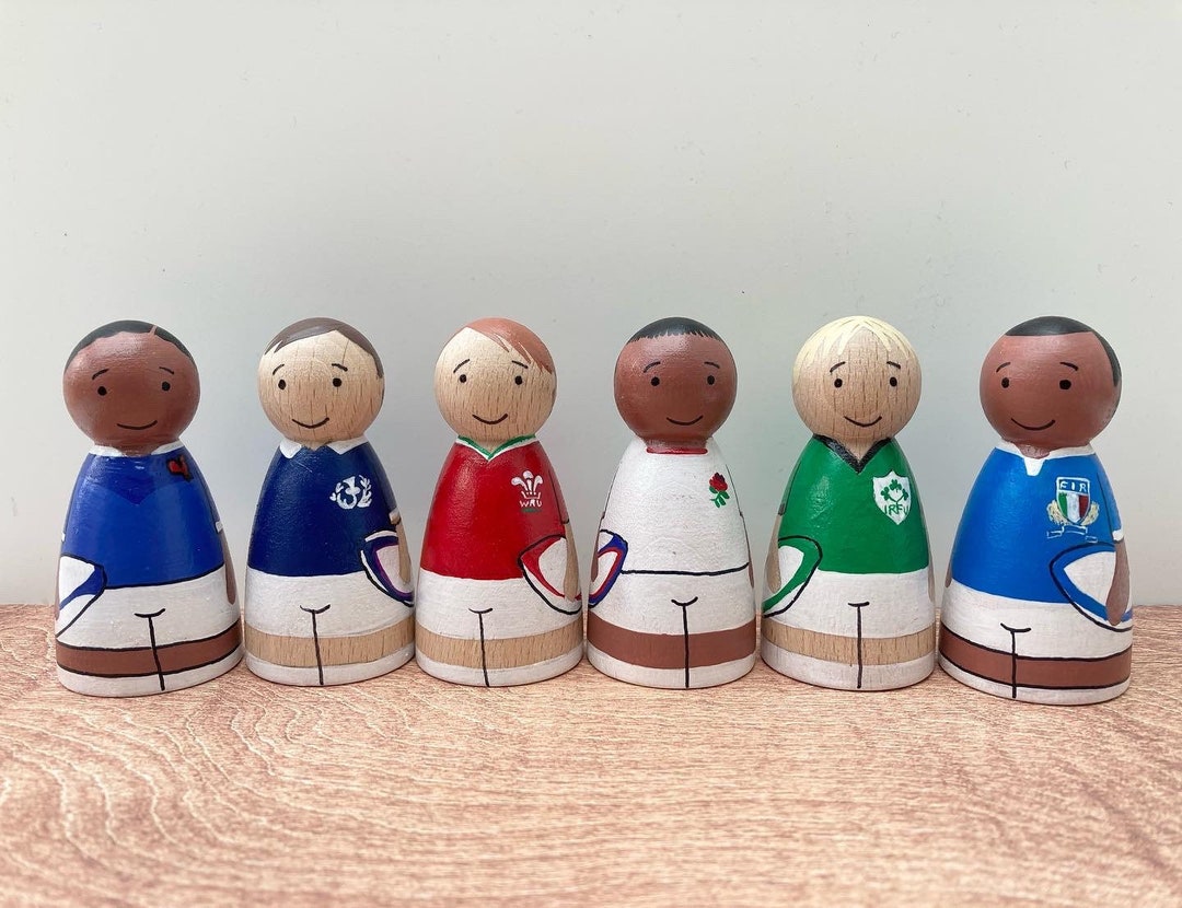 Rugby Peg Doll, Welsh Rugby Peg Dolls, English Rugby, Scottish Rugby ...