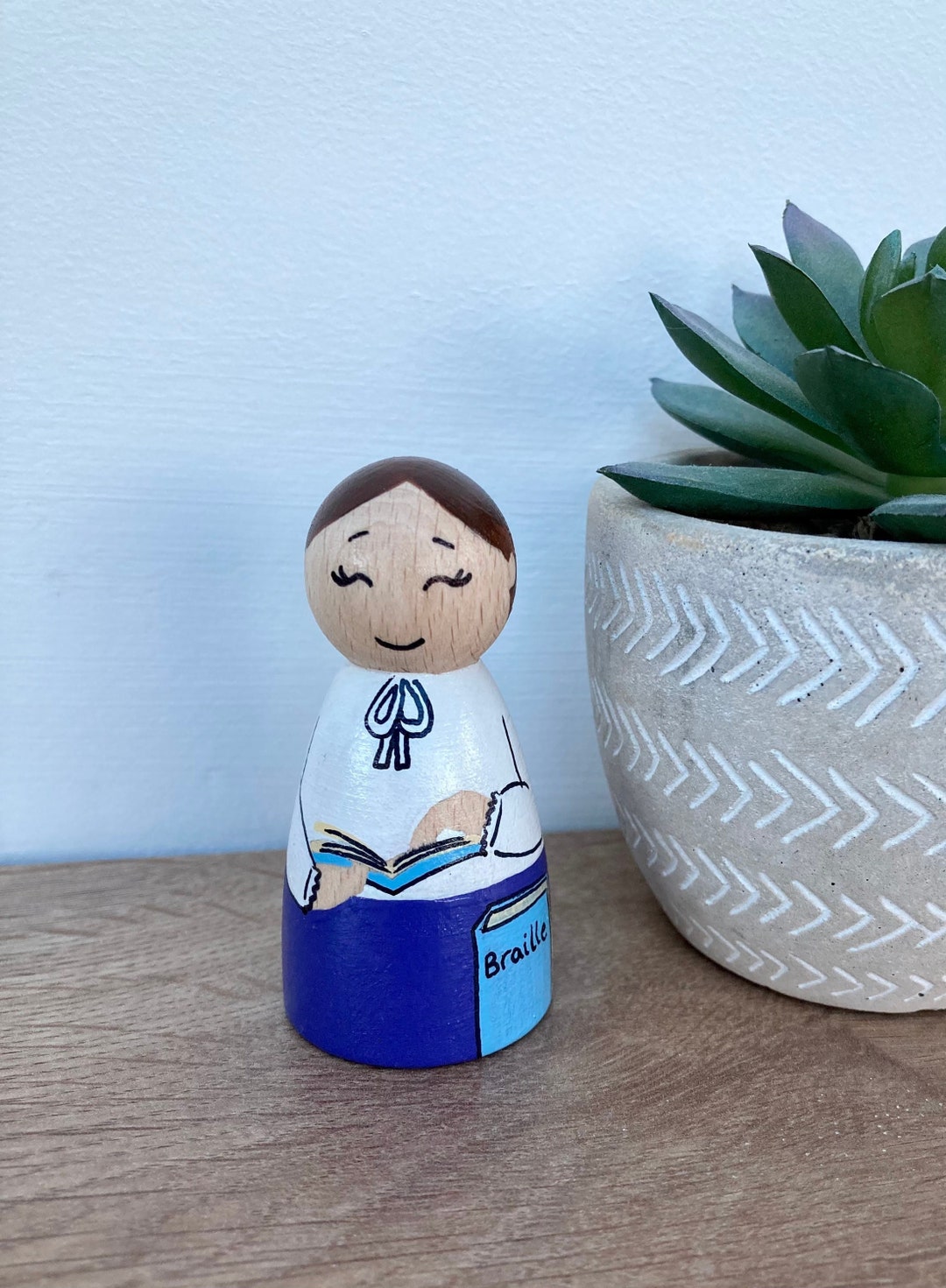 Helen Keller Peg Doll, Famous People Dolls, Inspirational Women, Gift ...