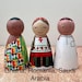 Multicultural Peg Dolls, International Traditional Costumes ...