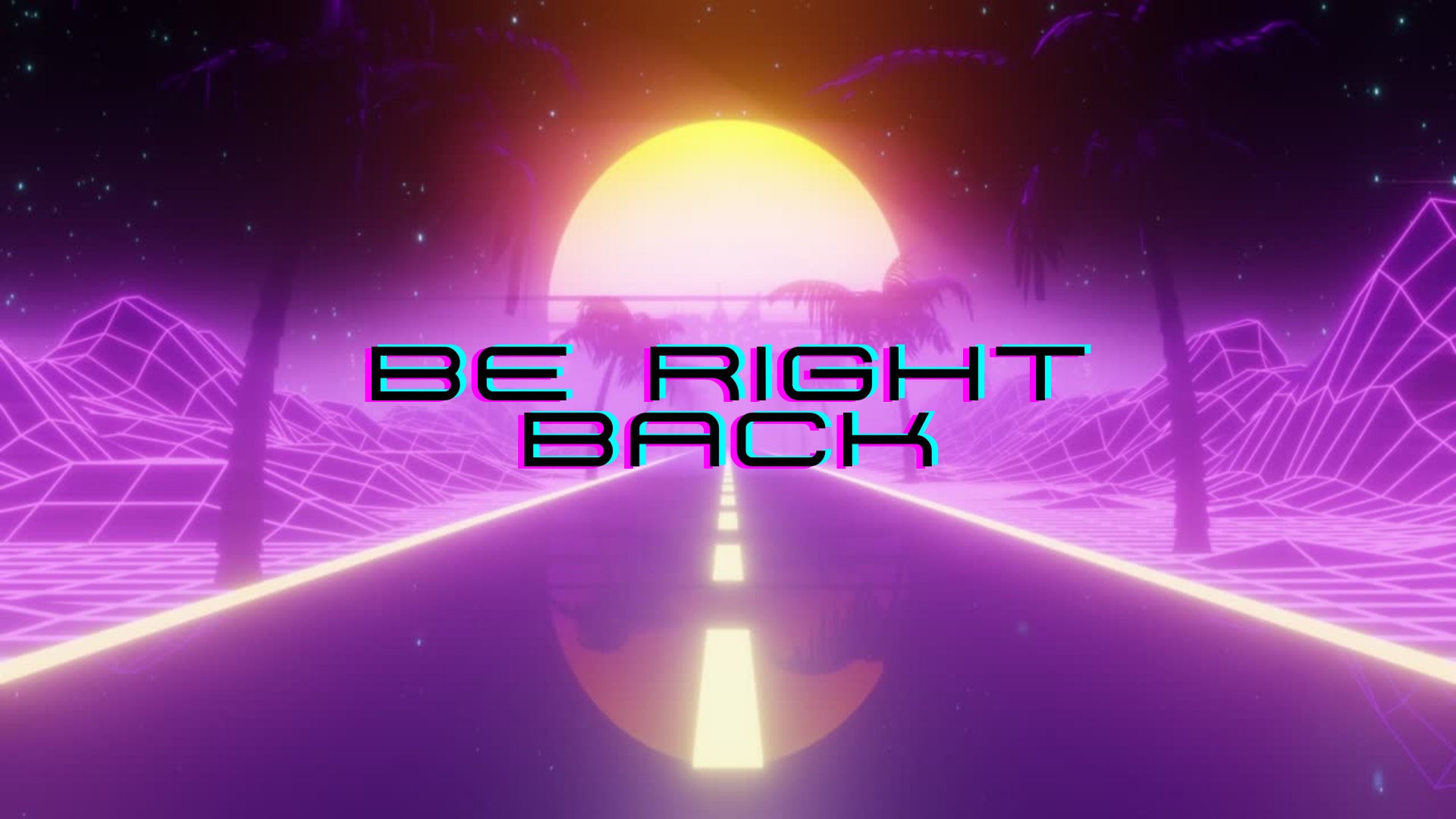 Animated Retrowave / Synthwave Stream Package - Etsy