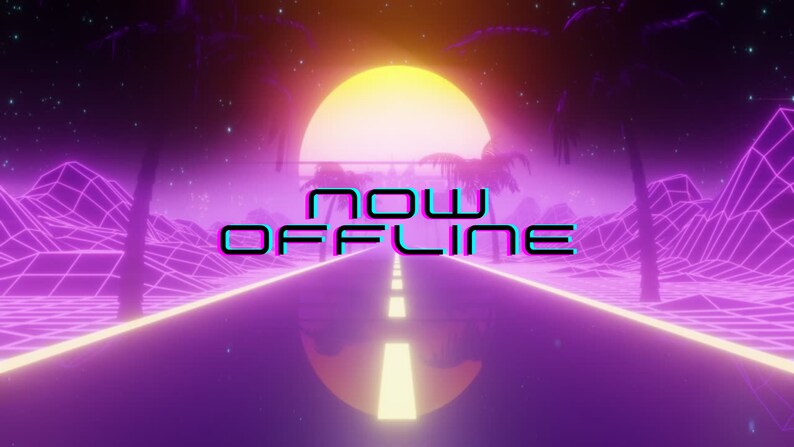 Animated Retrowave / Synthwave Stream Package - Etsy