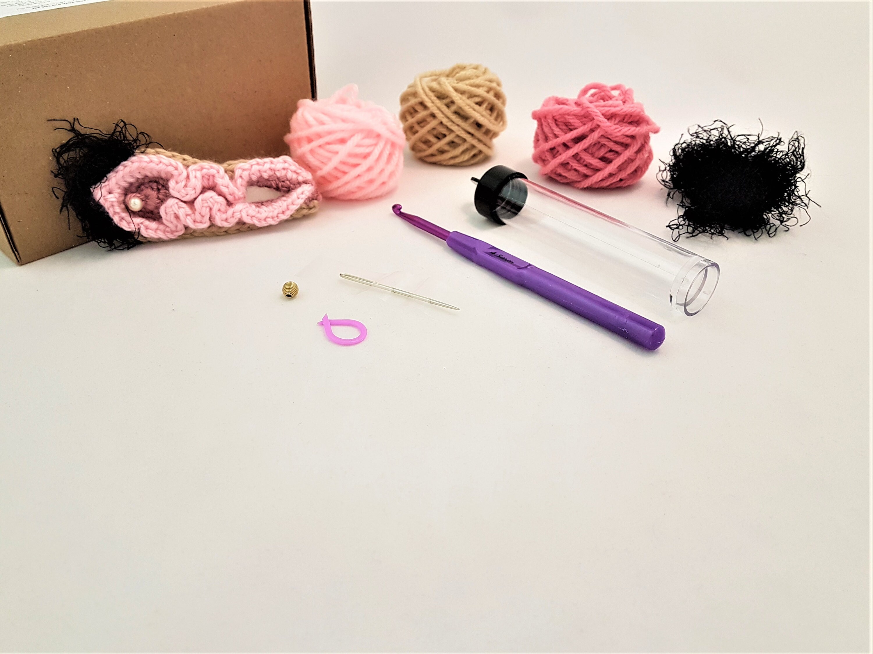 Advanced Beginner DIY Fanny the Vagina Crochet Kit, Easy Starter ...