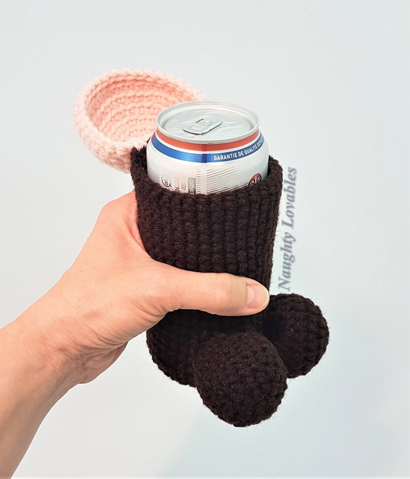 Phallus Can Hugger Dick Can Coozie Penis Crochet PATTERN - Etsy