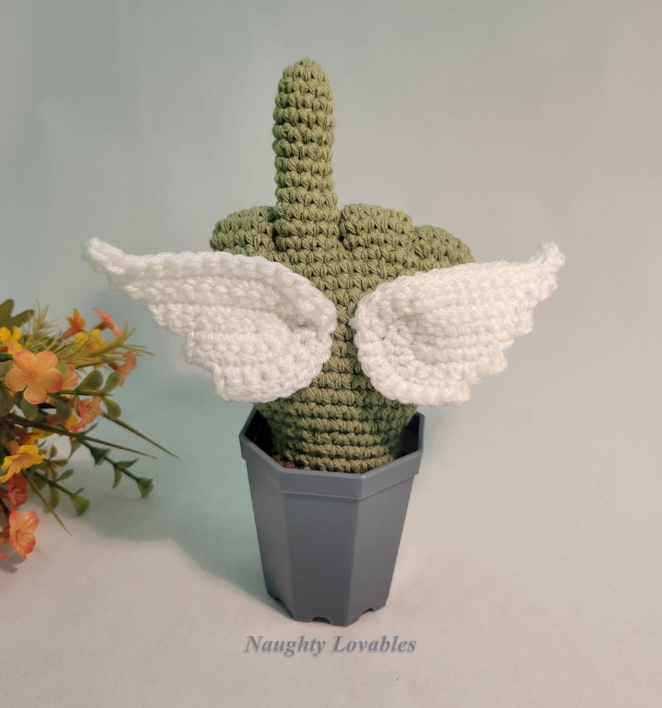 Beginner PDF Pattern Interactive Flying Cactus Emotional Support Cactus ...