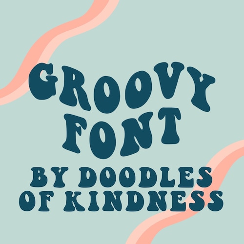 Groovy Font Ttf Svg Retro Groovy Font Groovy Letters Font - Etsy Israel