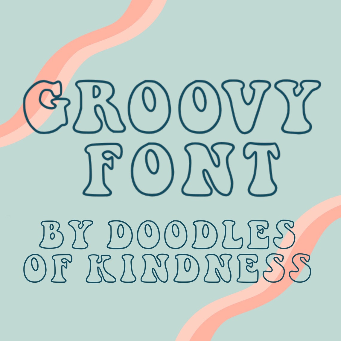 Procreate Font Pack by Doodles of Kindness | Etsy