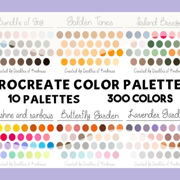 Color Palettes - Etsy