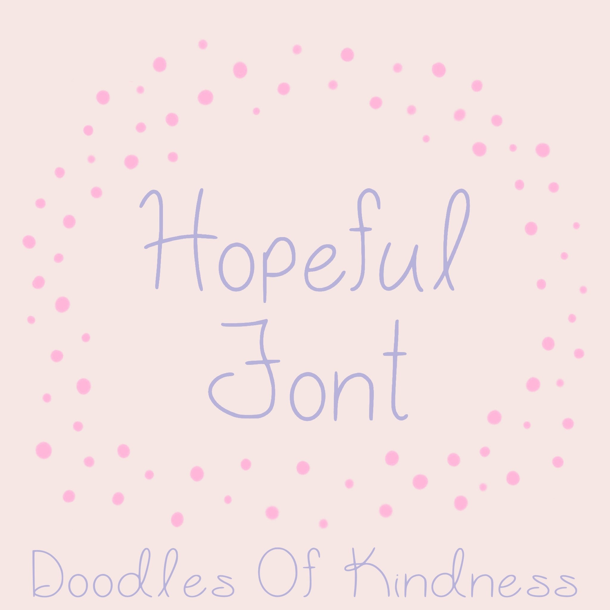 Hopeful Font for Procreate Bouncing Font Cursive Font Digital - Etsy