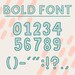 Bold Font With Outline for Procreate Outline Font Teacher Font Digital ...