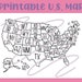 United States of America Map | Where I’ve Been Map | 50 States Map | US ...