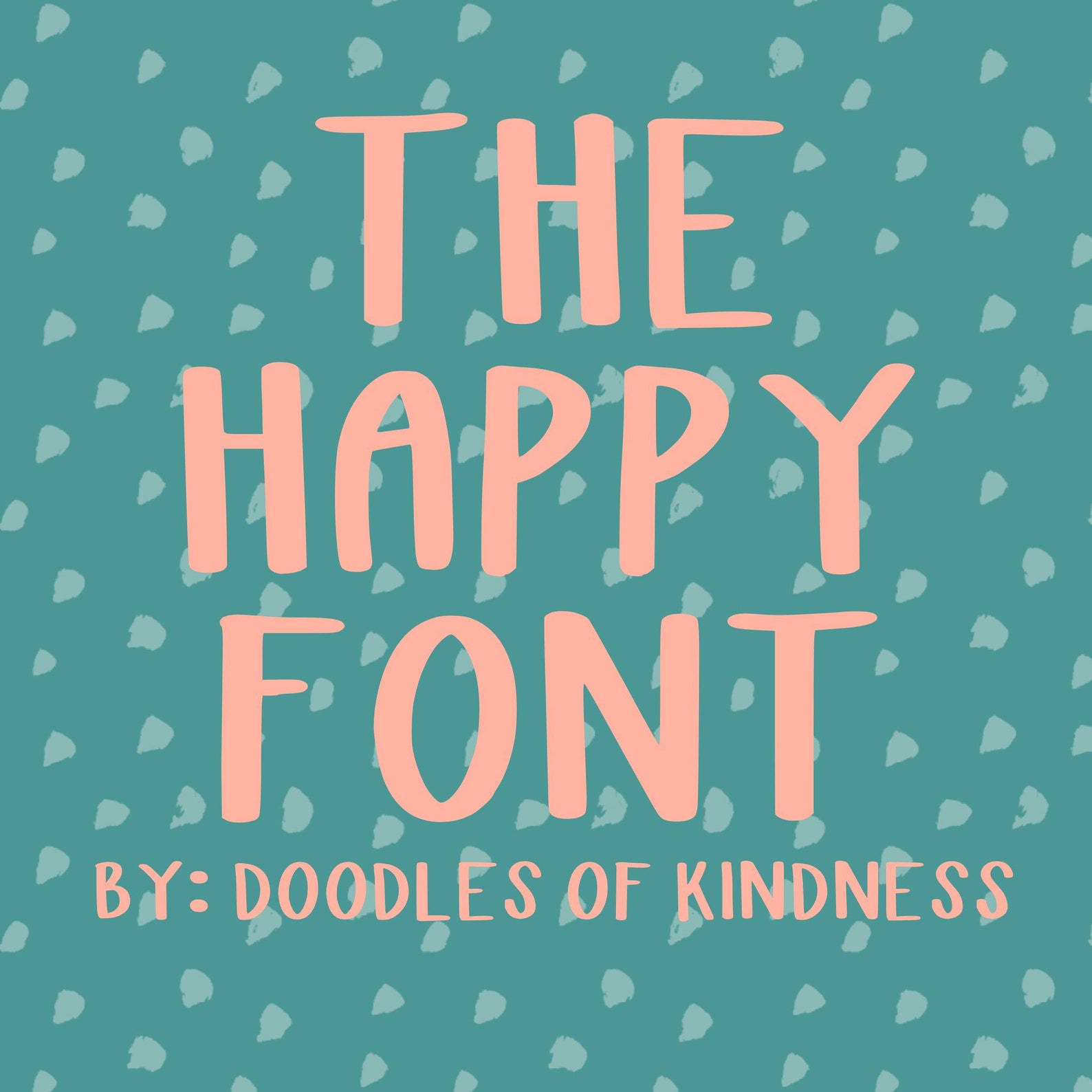 Procreate Font Pack by Doodles of Kindness | Etsy