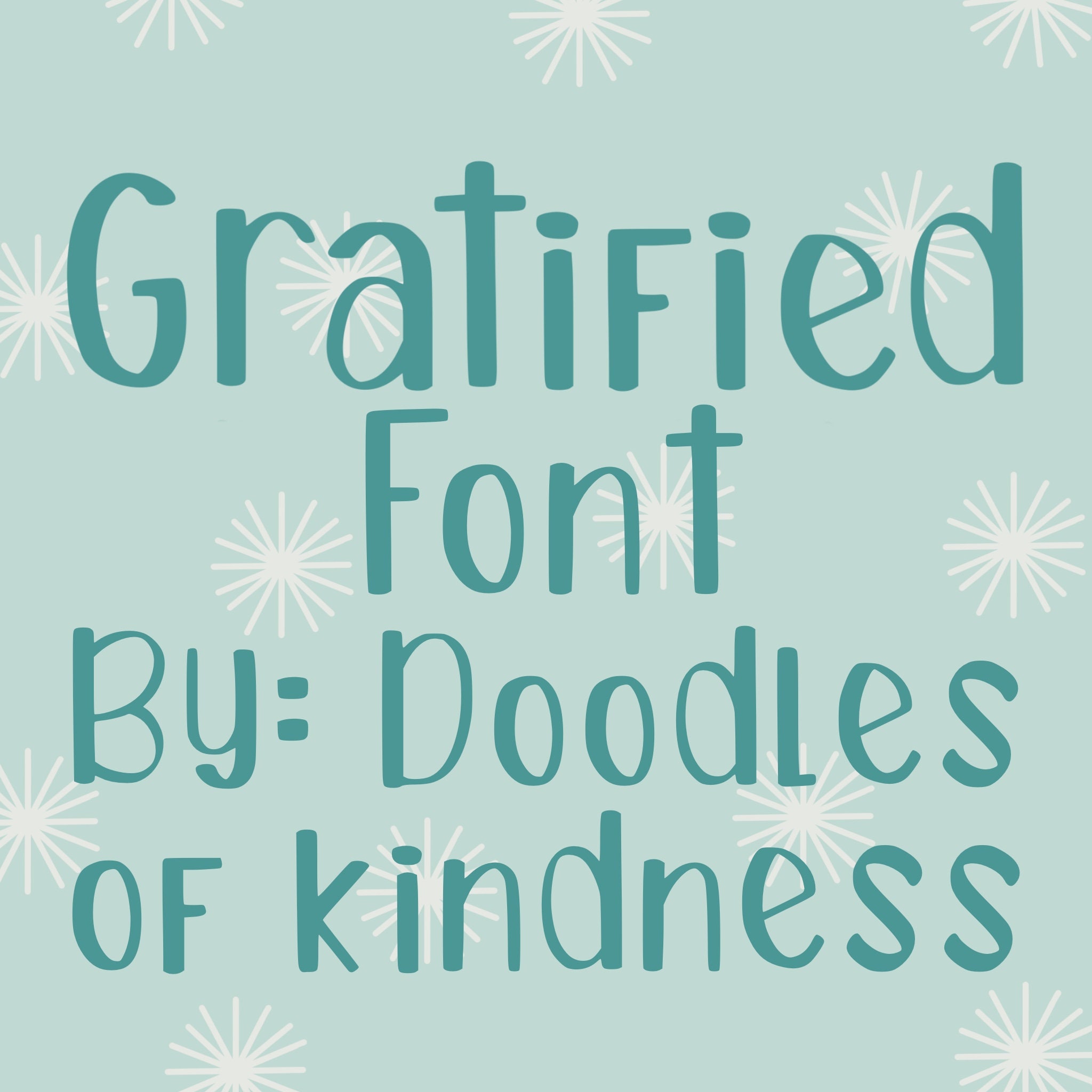 Procreate Font Pack by Doodles of Kindness | Etsy