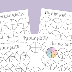 Create Your Own Color Palette Template | Color Swatch Template | DIY ...