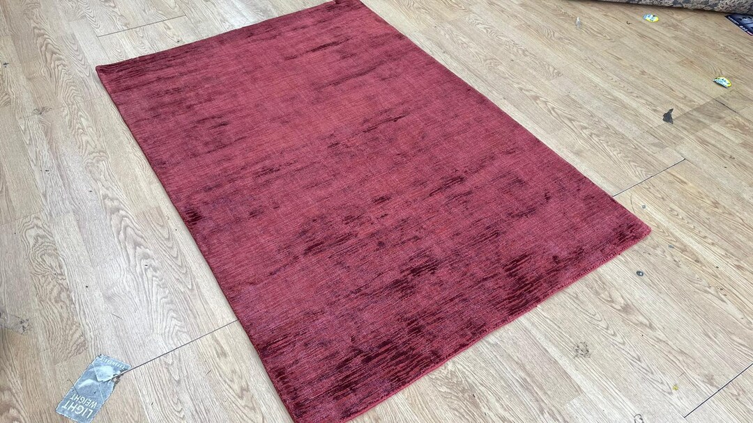New Modern Red Rugs Mat Large Small Living Area Soft Thick - Etsy