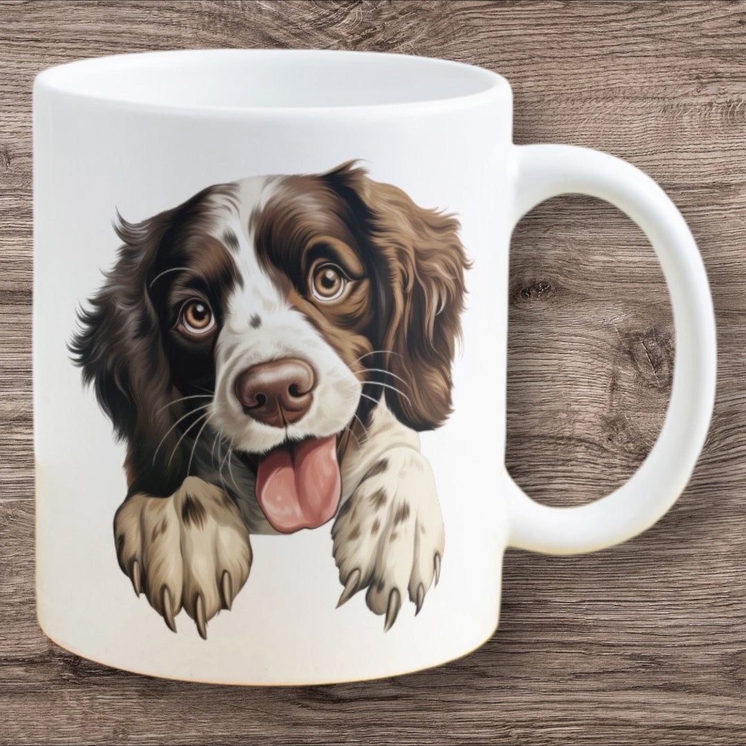 Dog Bone China Mug Springer Spaniel Mug Dog Lover Gift Bone China Mug ...