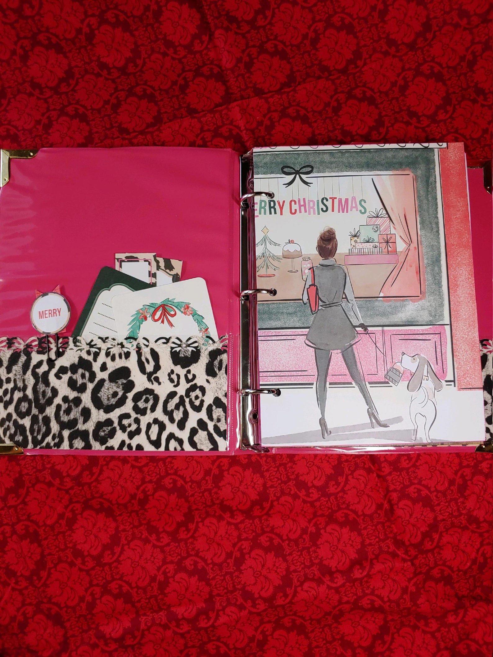 Pink Posh Christmas Binder - Etsy