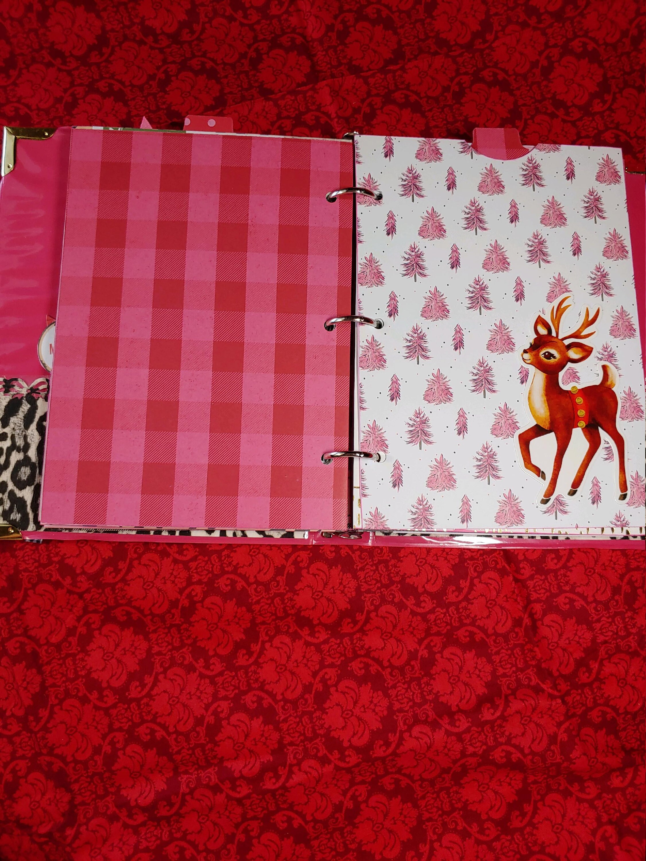 Pink Posh Christmas Binder - Etsy