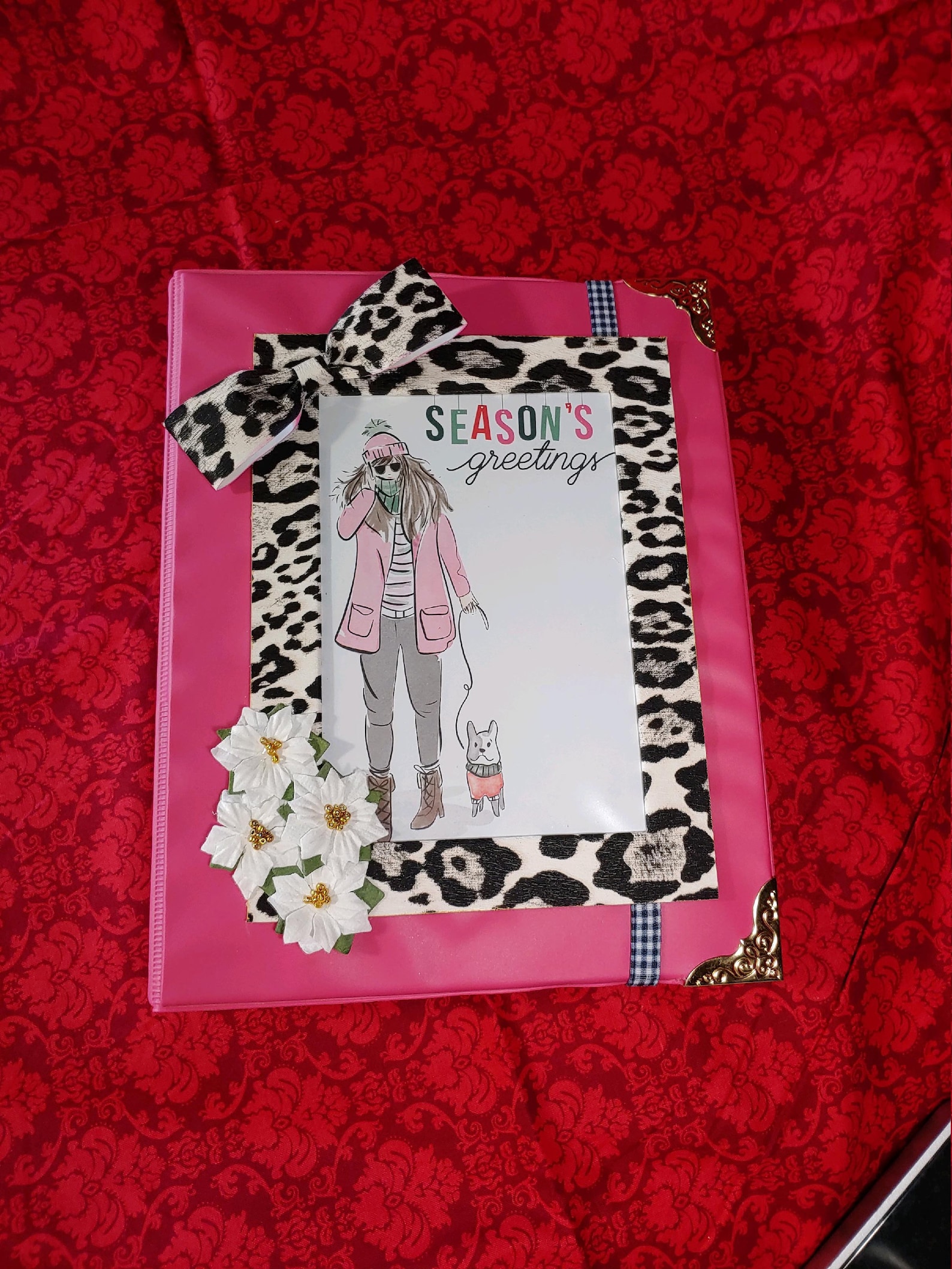 Pink Posh Christmas Binder - Etsy