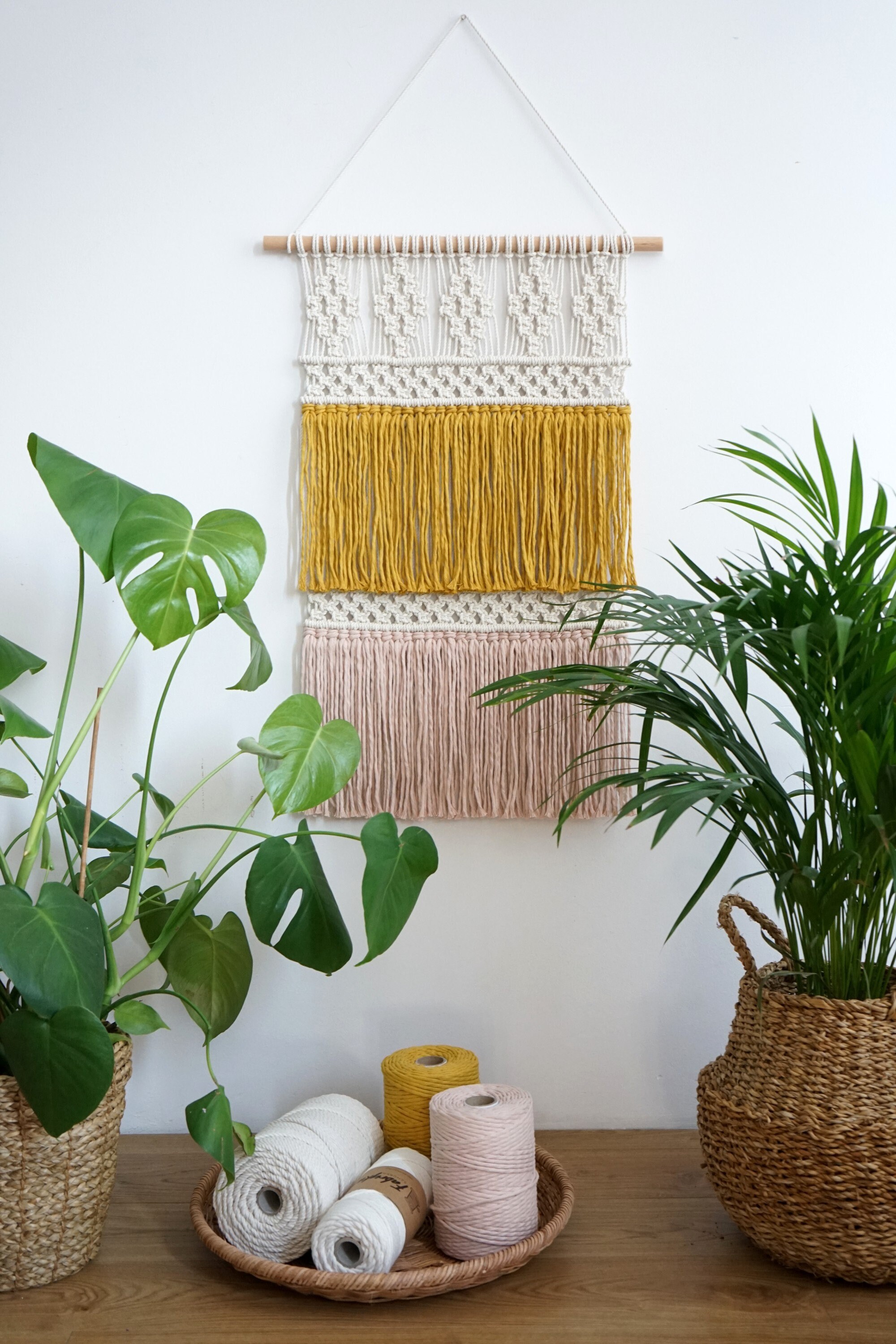 Macrame Wall Hanging - Modern Macrame - Bohemian Wall Art - Woven Wall ...