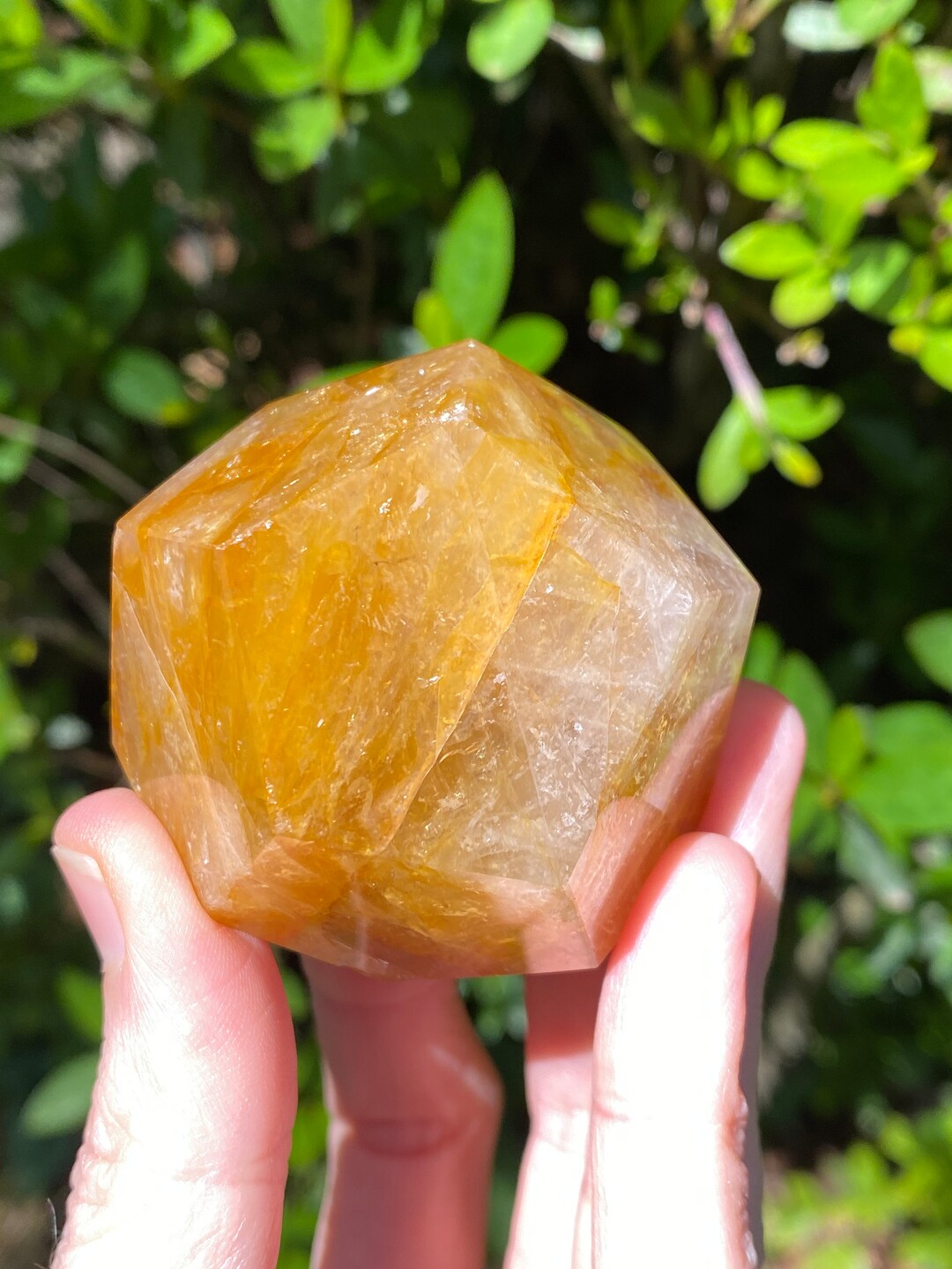 Golden Healer Quartz Dodecahedron From Brazil - Etsy