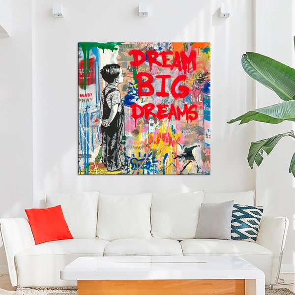 Dream Big Canvas - Etsy