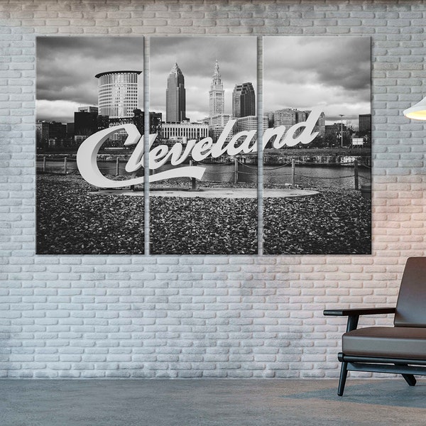 Cleveland Skyline - Etsy
