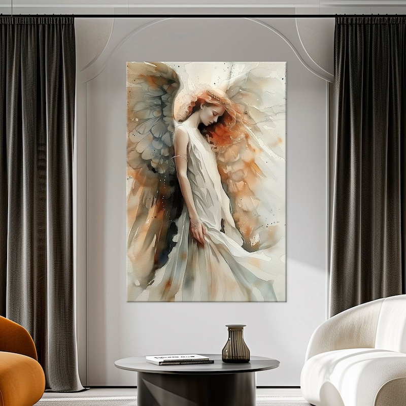 Angel Print - Etsy