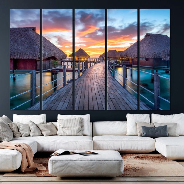 Caribbean Beach Resort Art - Etsy