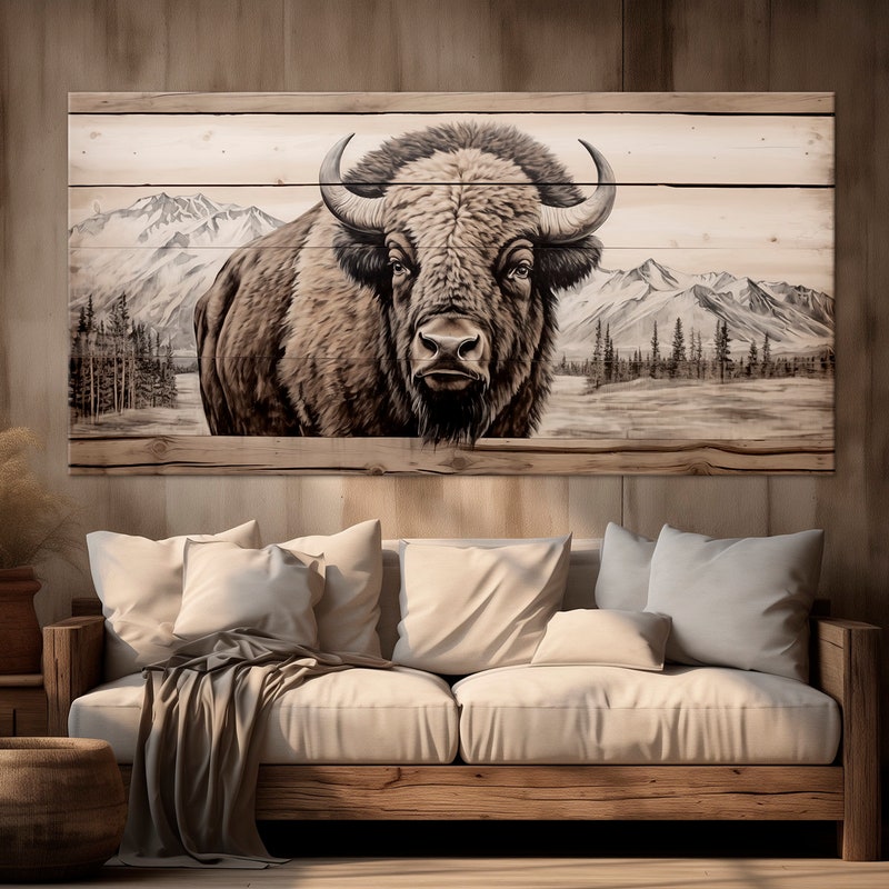 Buffalo Art - Etsy