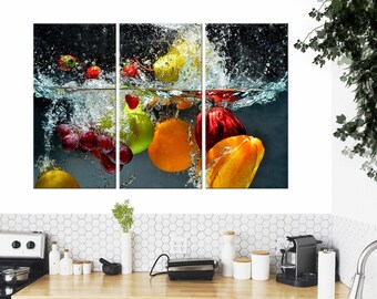 Fruits Canvas Art | Etsy