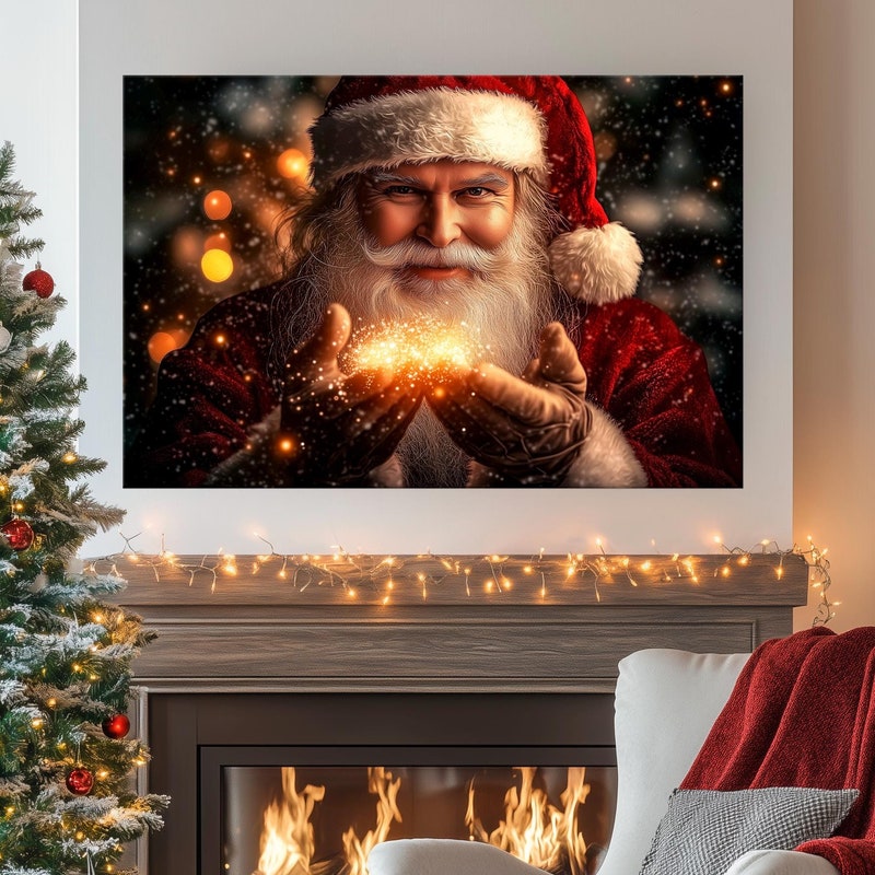 Santa Claus Print - Etsy