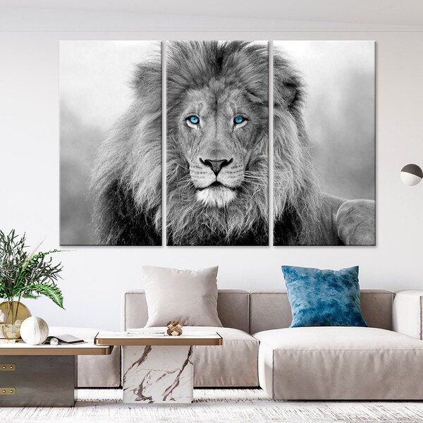 Triptych Animal Art - Etsy
